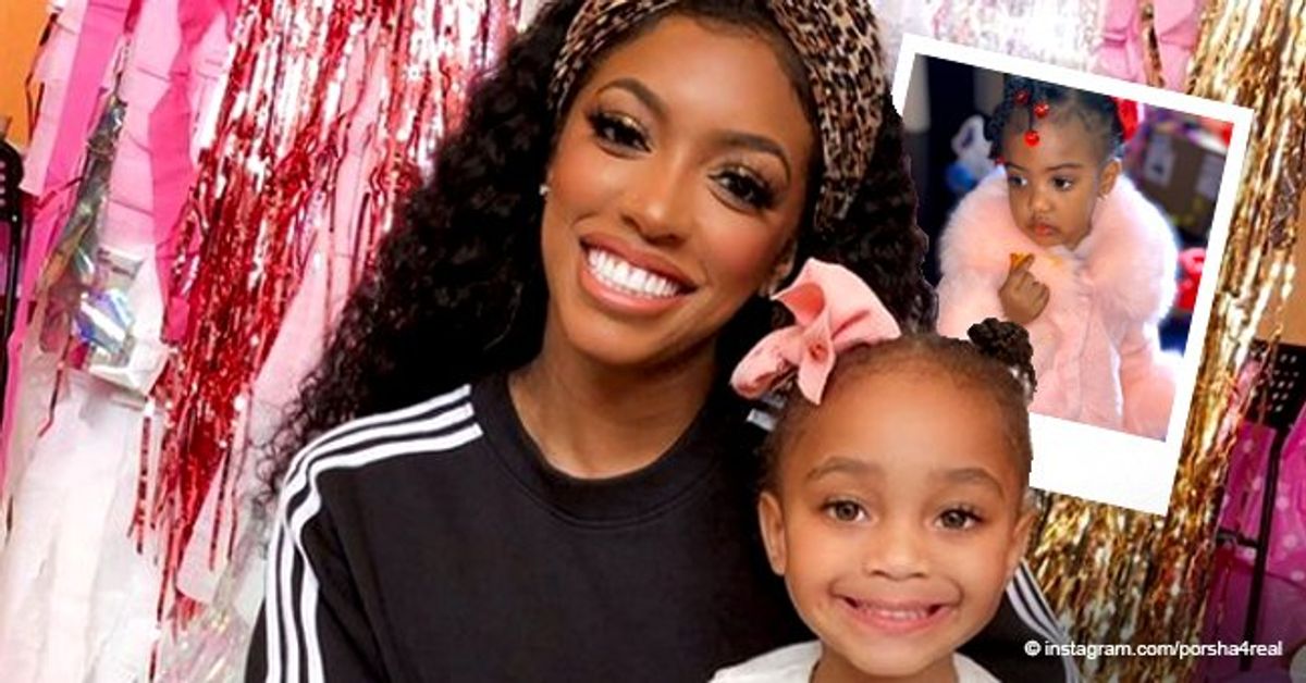 Porsha Williams' Daughter Pilar Looks Adorable Rocking a Pink Fur Coat ...