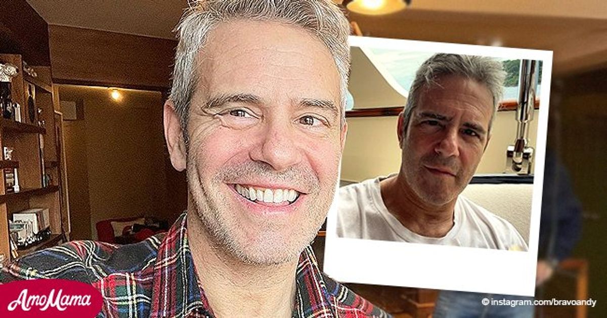 Andy Cohen Greets His Fans While Riding a Boat during Sunset through ...