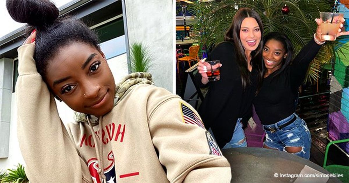 Fans Remind Simone Biles to Social Distance While She Was Drinking in ...