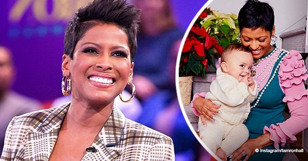 Tamron Hall Sends Seasonal Greetings as She Poses with Her Son Moses on ...