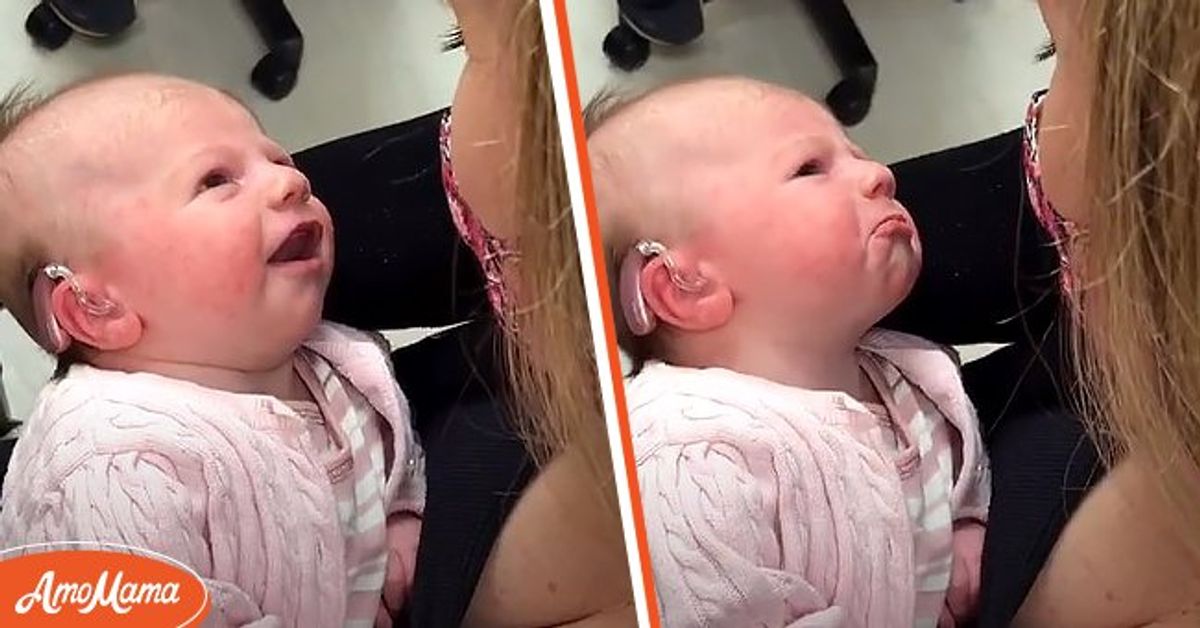 Touching Moment Deaf Baby Hears Her Mother's Voice for the First Time