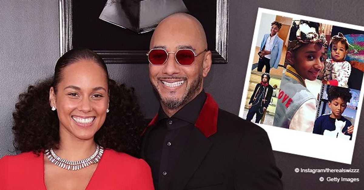 Swizz Beatz Shares Photo Collage of His Kids Showing Their Resemblance ...