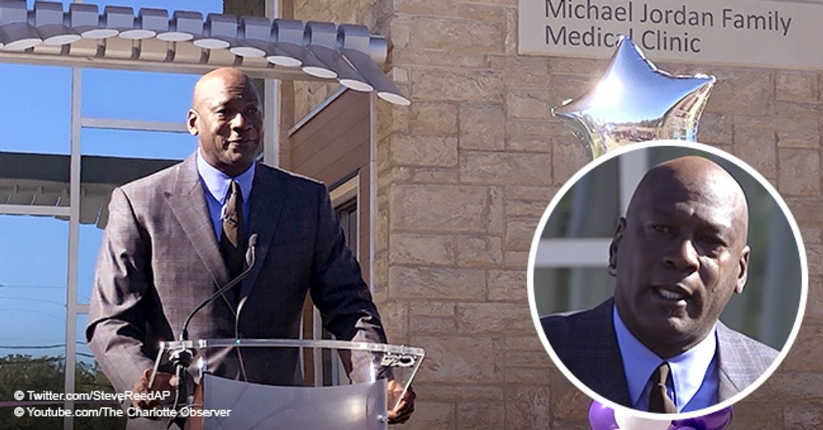 Michael Jordan Sheds Tears, Credits Mom at Opening of Medical Clinic ...