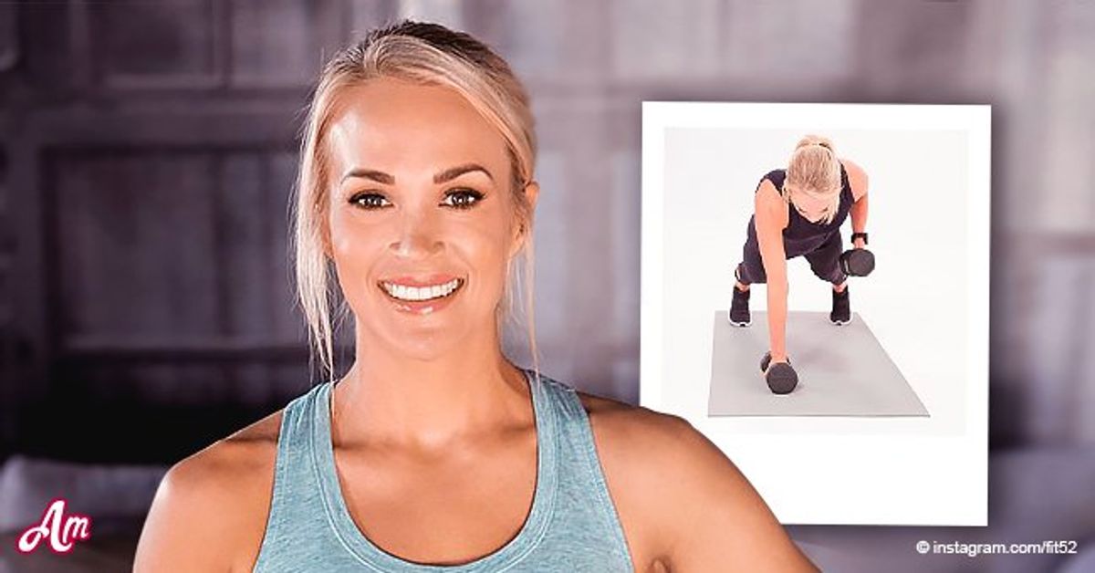 Carrie Underwood Looks Fit and Toned While Working out in a New Photo