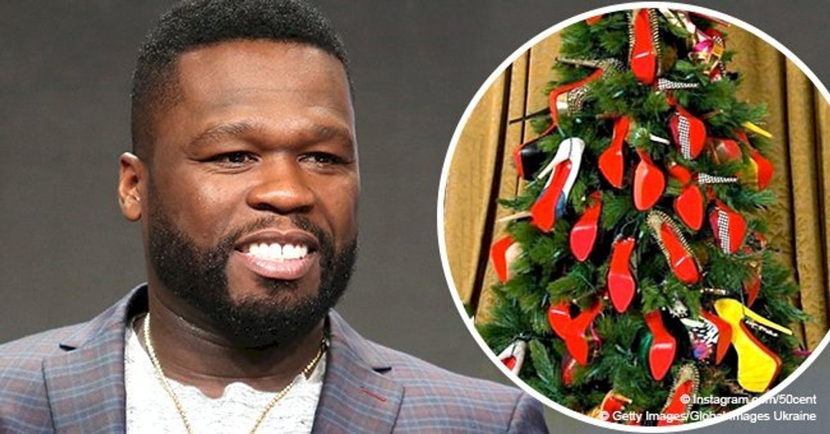 50 Cent heats up talk after sharing photo of Christmas tree decorated ...