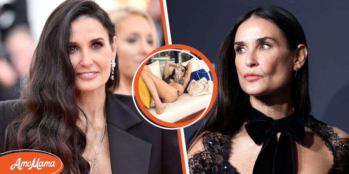 Demi Moore Shows off Amazing Figure in Tiny Swimsuit at 60 after Being ...