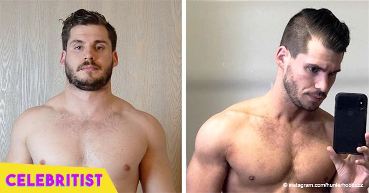 Amazing time-lapse video shows how a man lost 42 pounds in just three ...