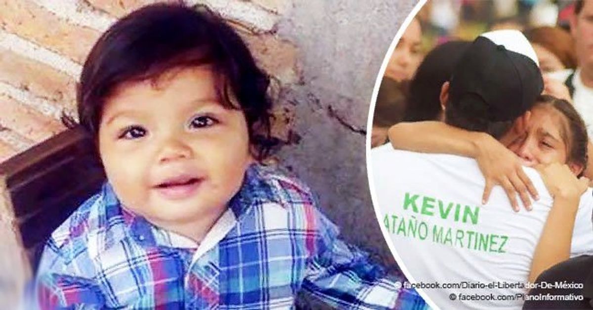 Heartbreaking goodbye with white balloons for Kevin, a baby bitten by a ...