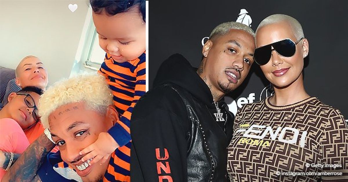 Amber Rose Calls Boyfriend Alexander 'AE' Edwards Her Husband in a ...