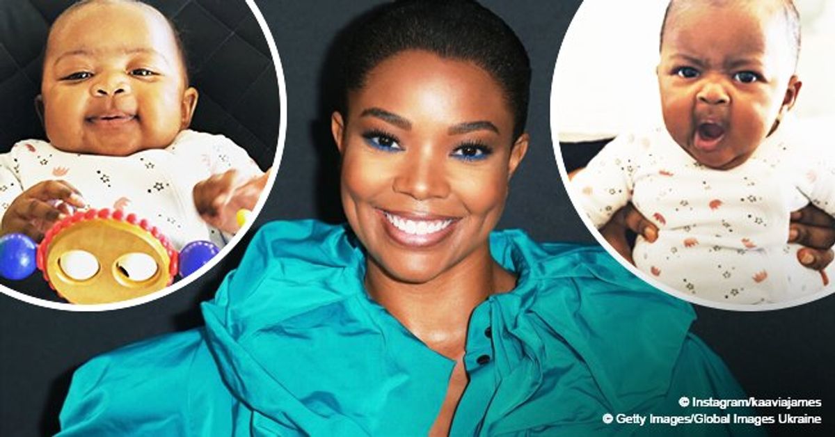 Gabrielle Union's baby Kaavia steals hearts with her angry & calm ...