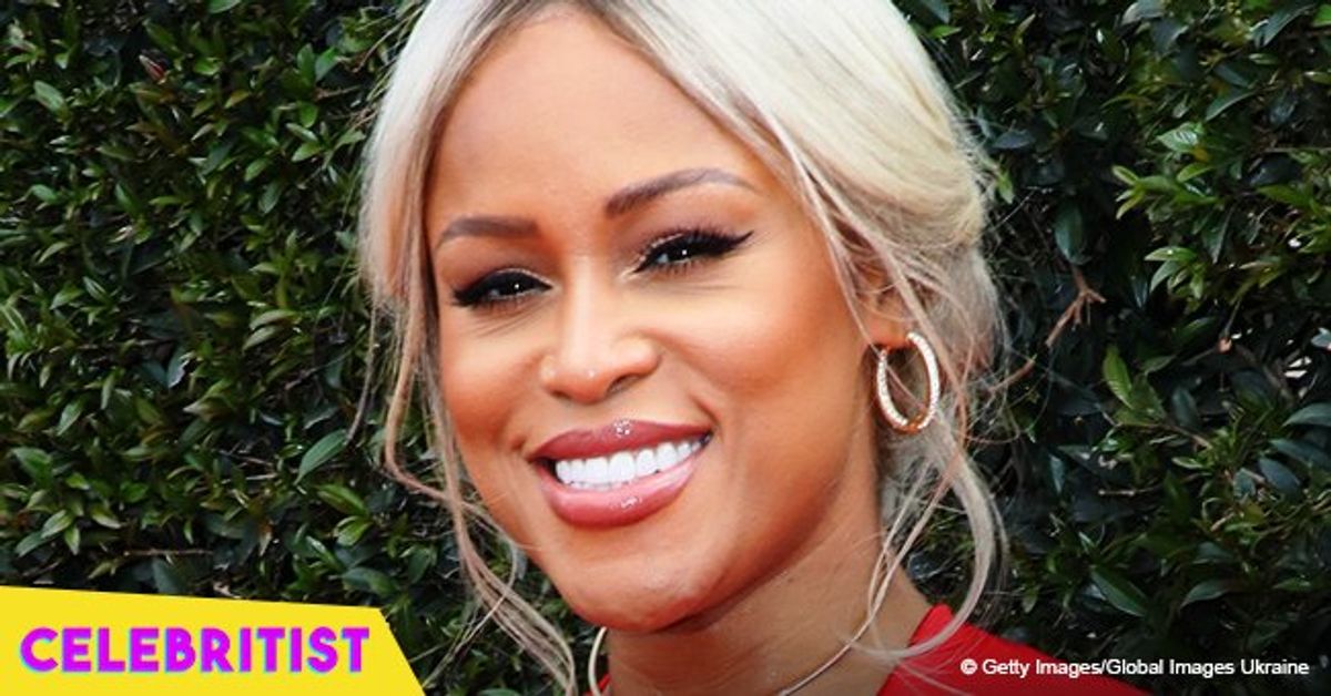 Rapper Eve turns heads in colorful robe and high heel boots in recent photo