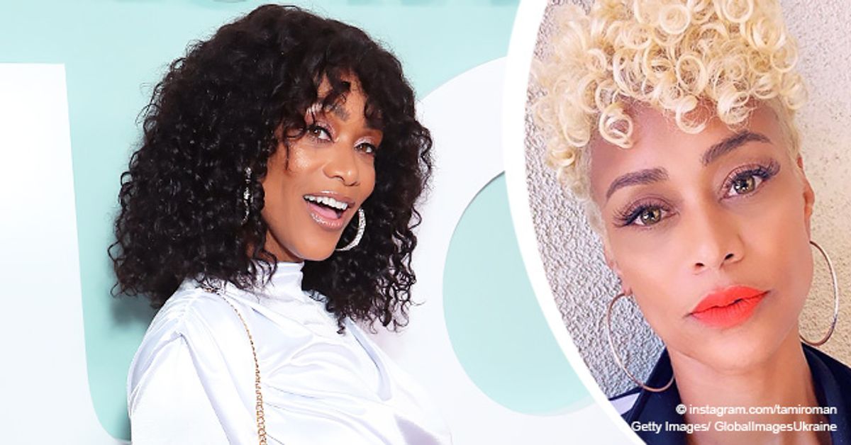 Tami Roman Changes up Her Look with Blonde Tapered Cut & Curls after ...