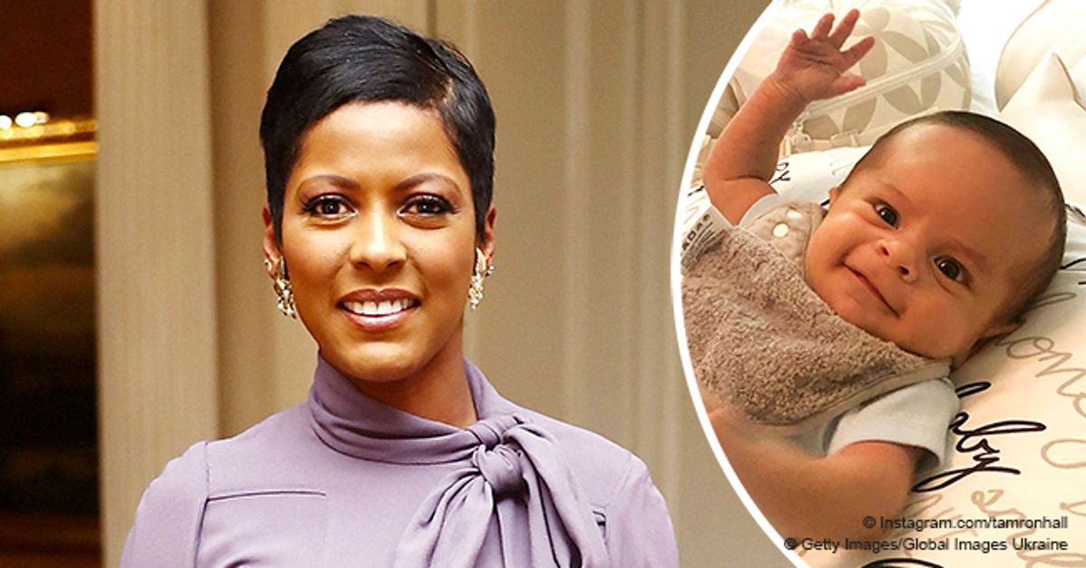 See Tamron Hall's Baby Moses Give a 'Hi Five' in Father's Day Photo