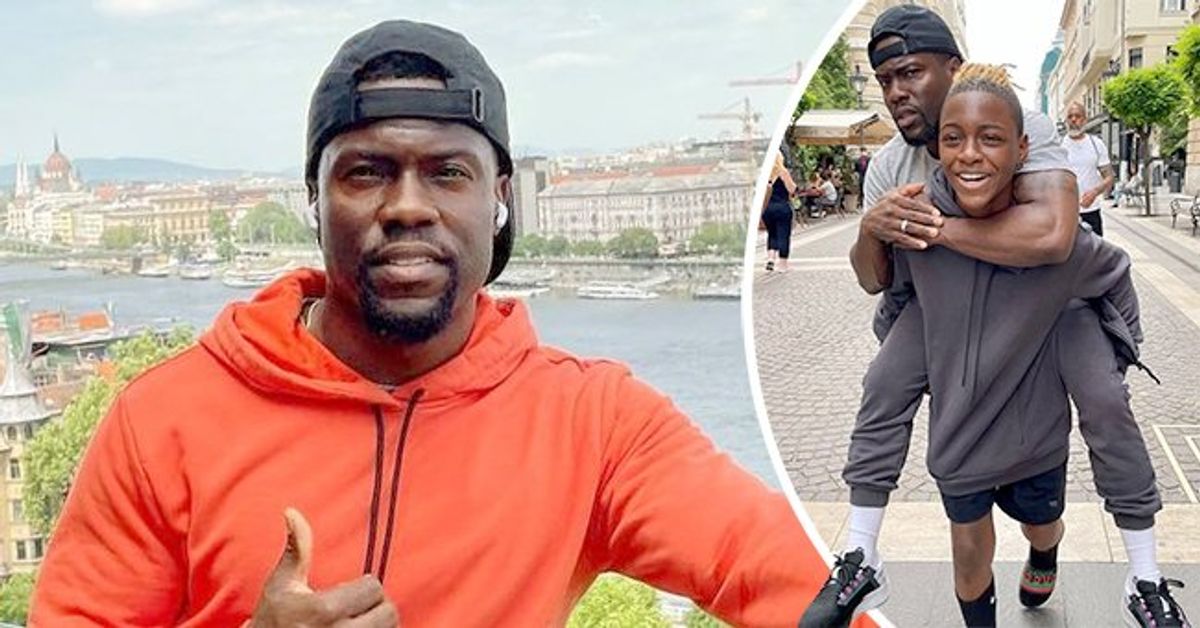 Kevin Hart Relishes Fatherhood Moment as He Gets a Piggy Back Ride from ...