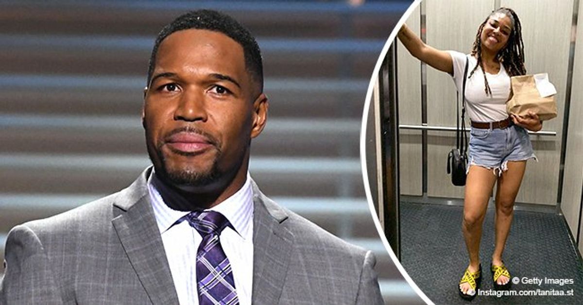 Michael Strahan's Daughter Tanita Flaunts Toned Legs Wearing Shorts and ...