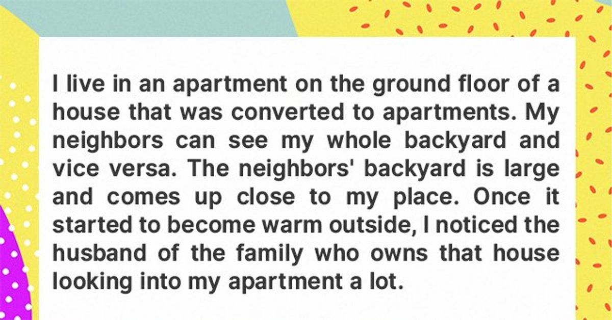 Story Of the Day: Woman Puts One-Way Mirror Windows Facing Neighbor's ...
