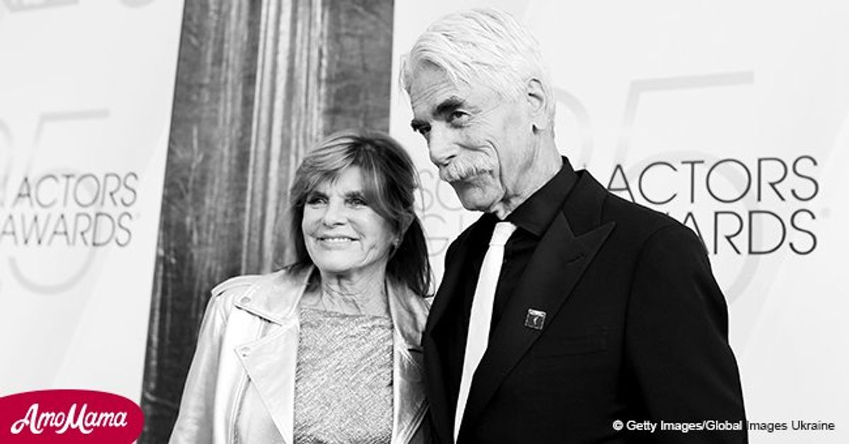 Sam Elliott looks radiant alongside his wife of 34 years who turns ...