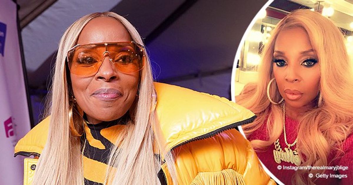 Mary J Blige Defies Her Age as She Stuns Sporting Blonde Hair in These ...