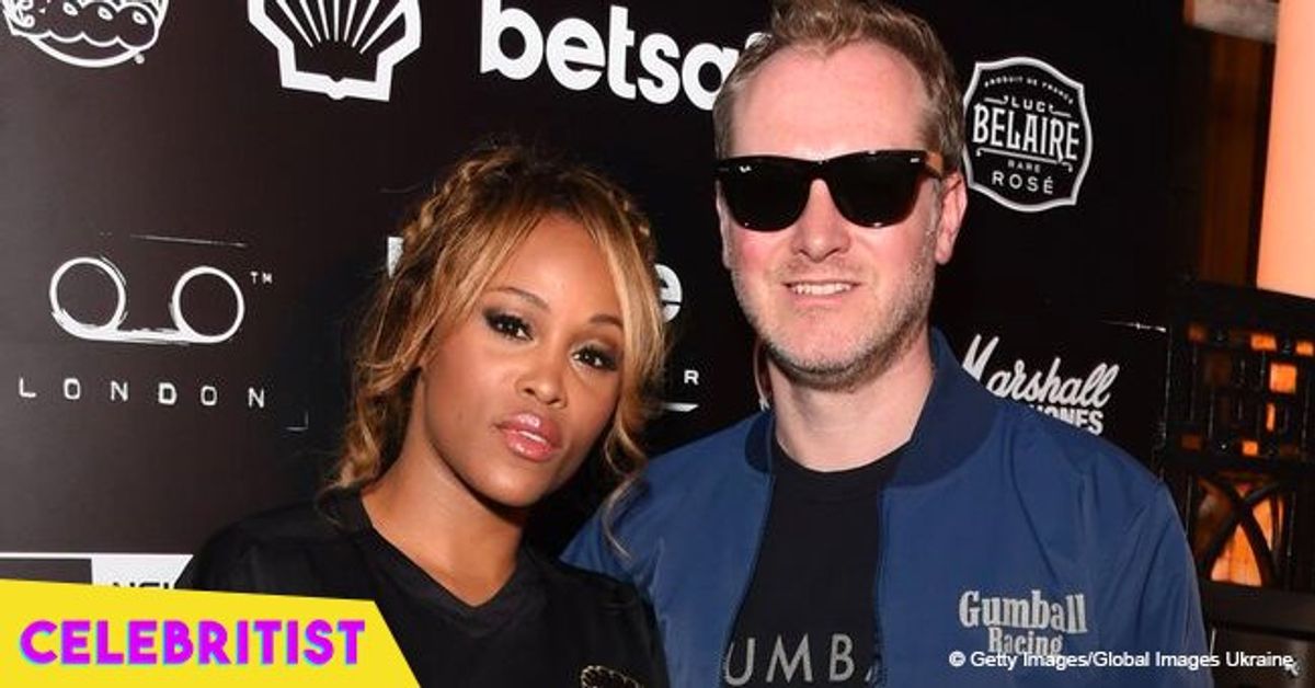 Eve stuns in two-piece orange swimsuit on vacation with her husband