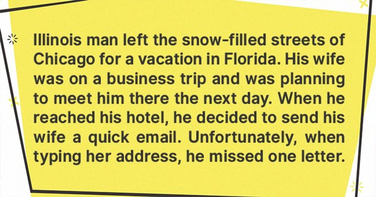 Daily Joke: Man Accidentally Sends an Email to the Wrong Person