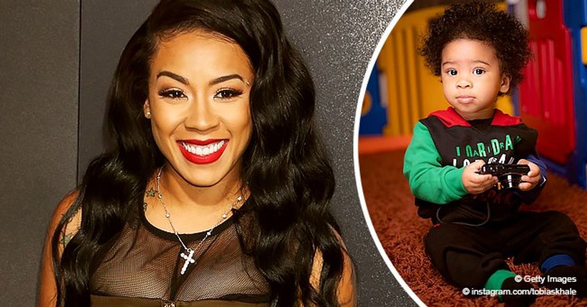 Keyshia Cole's Youngest Son Shows Fluffy Hair and Looks like Mom While ...