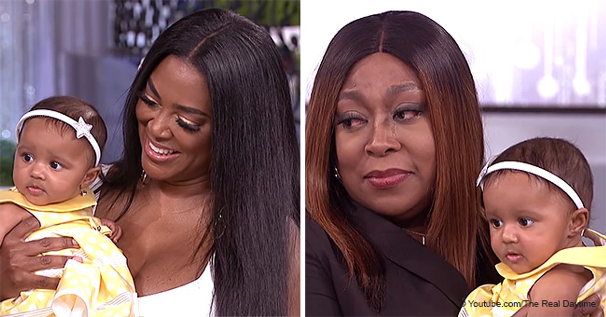 Kenya Moore's Baby Brooklyn Is Too Cute as She Makes TV Debut on 'The Real'