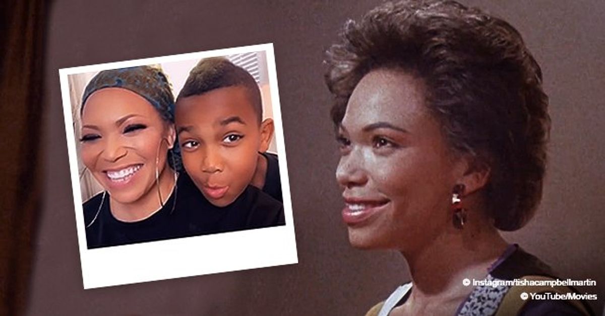 Tisha Campbell of 'House Party' Shares Video with Son Ezekiel & Their ...