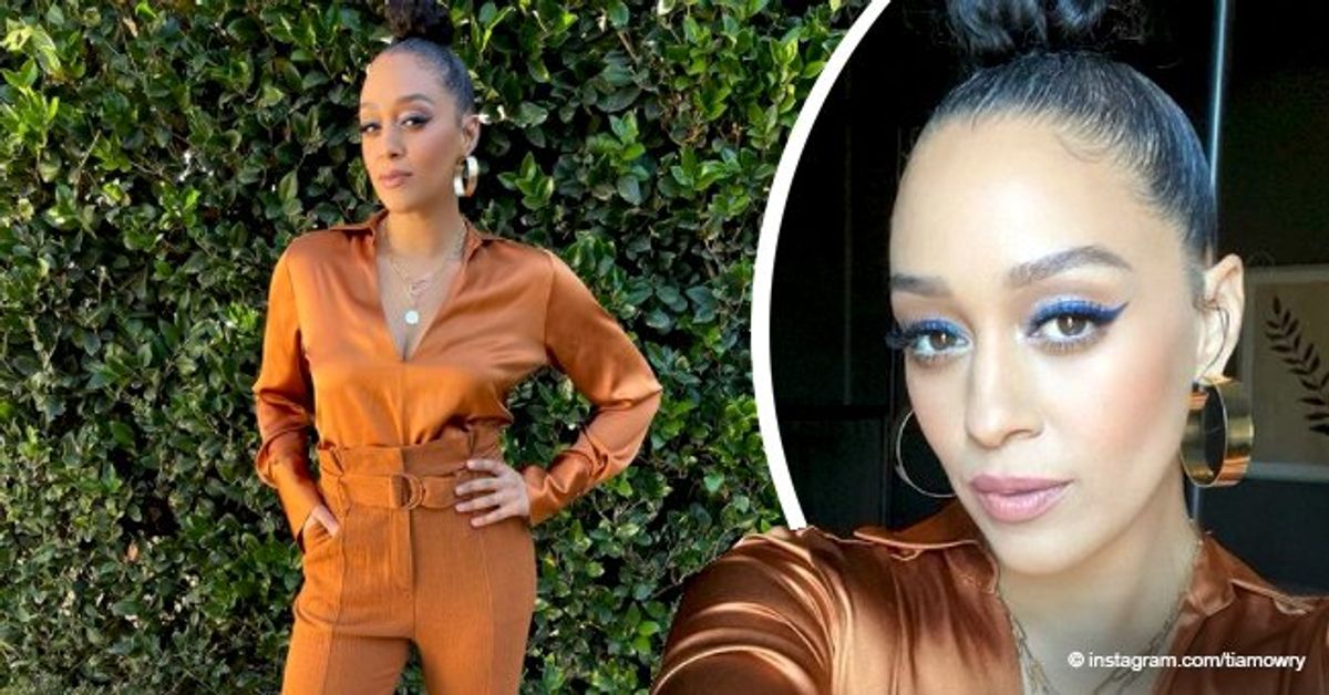 'Sister, Sister' Star Tia Mowry Stuns Showing Slim Figure in a Silk ...