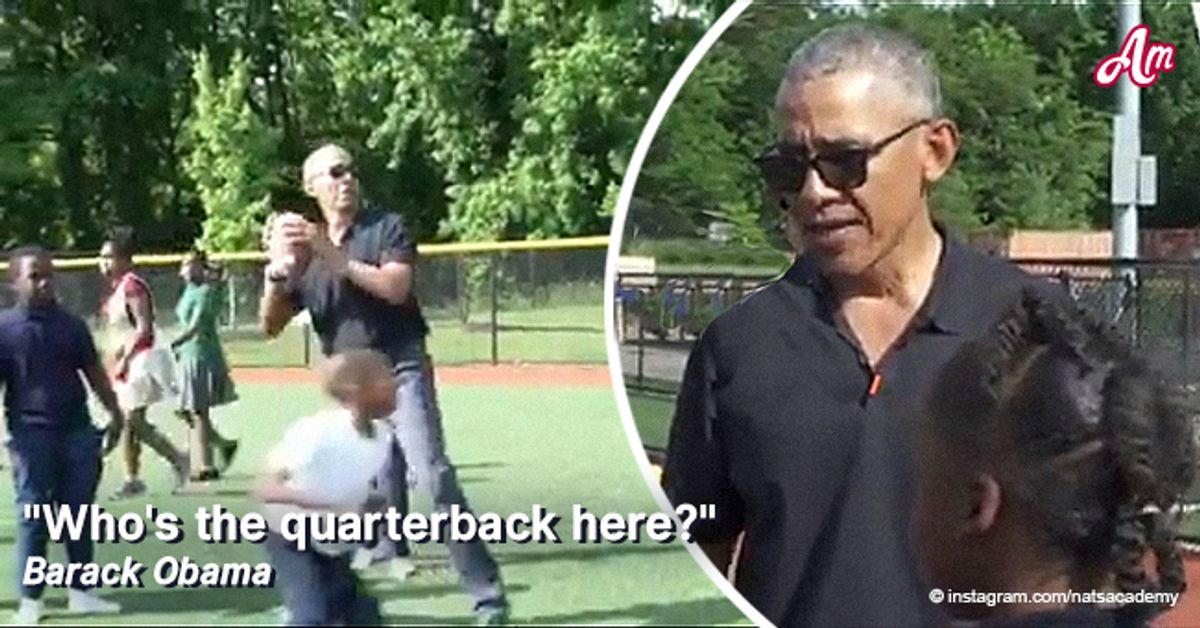 Barack Obama Shows off His Skills Playing with Children at Washington ...