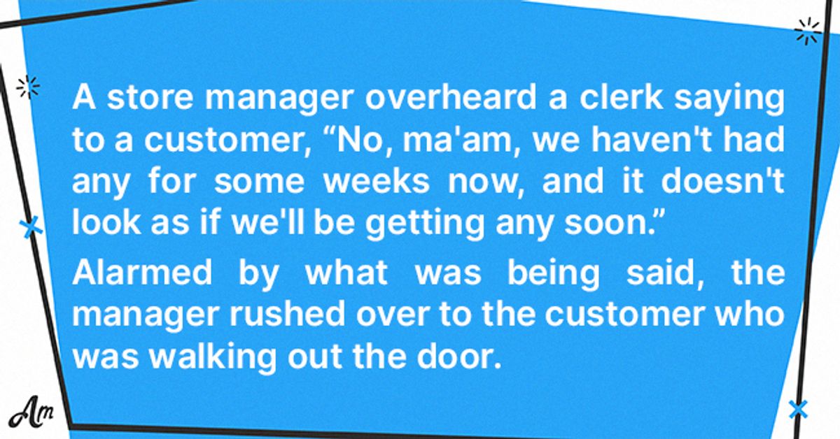 Daily Joke: Shop Assistant Tells a Customer 'We Haven't Had Any' and ...