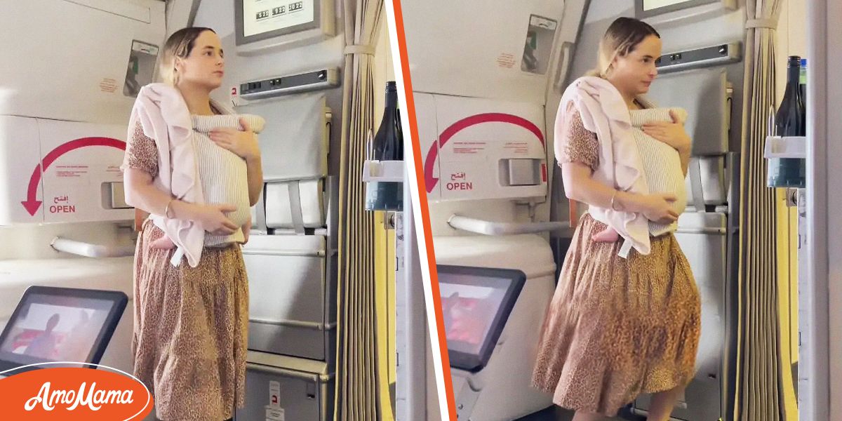 Tired Mom Does Her Best to Calm Baby during Flight, Faces Harsh ...