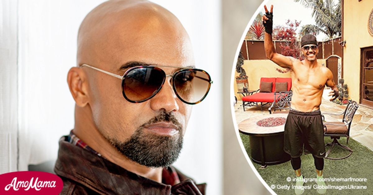 Shemar Moore Goes Topless in Birthday Photo Taken by His Mother