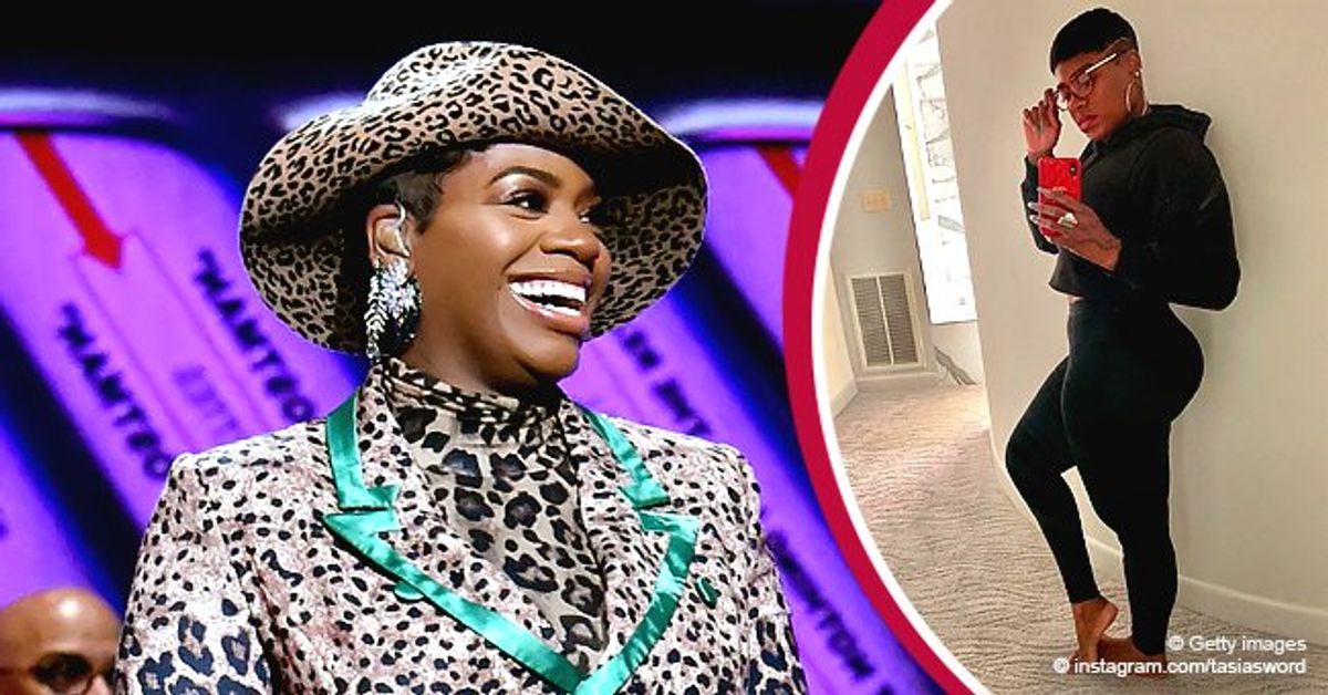 Fantasia Shows off Her Curvaceous Body in Skinny Pants & Top as She ...
