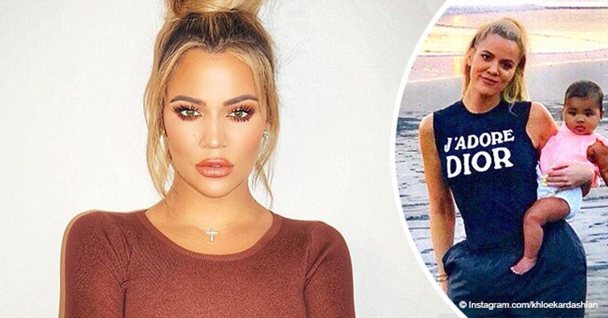 Khloé Kardashian shares stunning sunset snapshot of herself & baby True ...