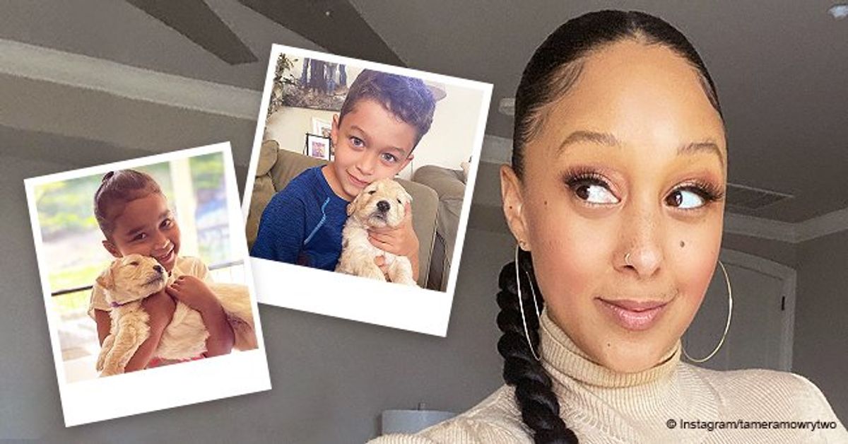 Tamera Mowry's Son Aden & Daughter Ariah Look Adorable in Photos Posing ...