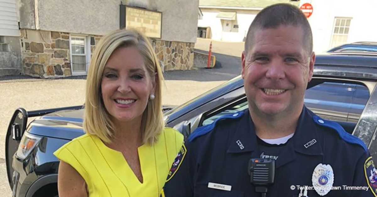 Police officer hears woman's cries for help and instantly aware that ...