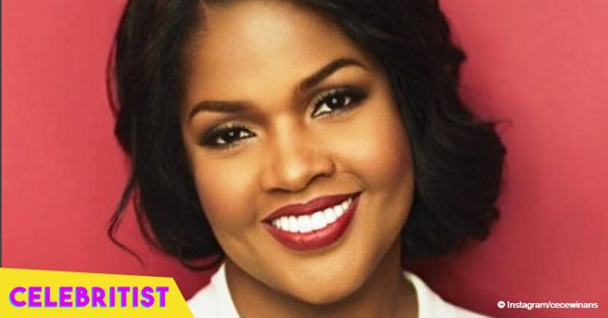 CeCe Winans poses with 34-yellow-rose-bouquet on her 34th wedding ...