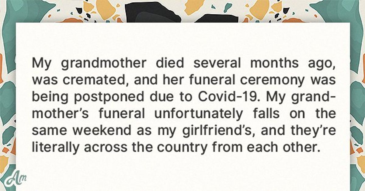 Story of the Day: Man Prefers to Attend Girlfriend's Funeral over His ...