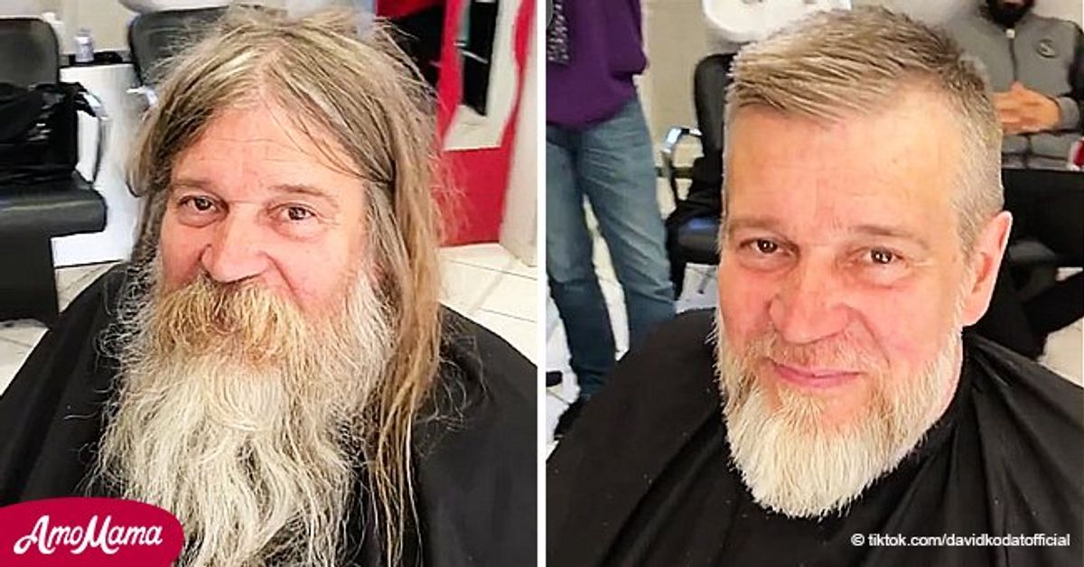 Homeless Man Gets Dramatic Makeover with the Help of a Talented Hairstylist
