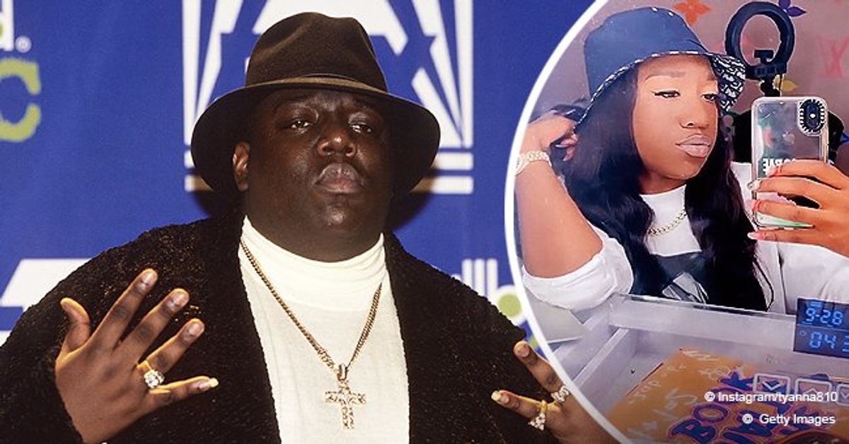 Notorious BIG's Daughter Shows Uncanny Resemblance to Her Dad Posing ...