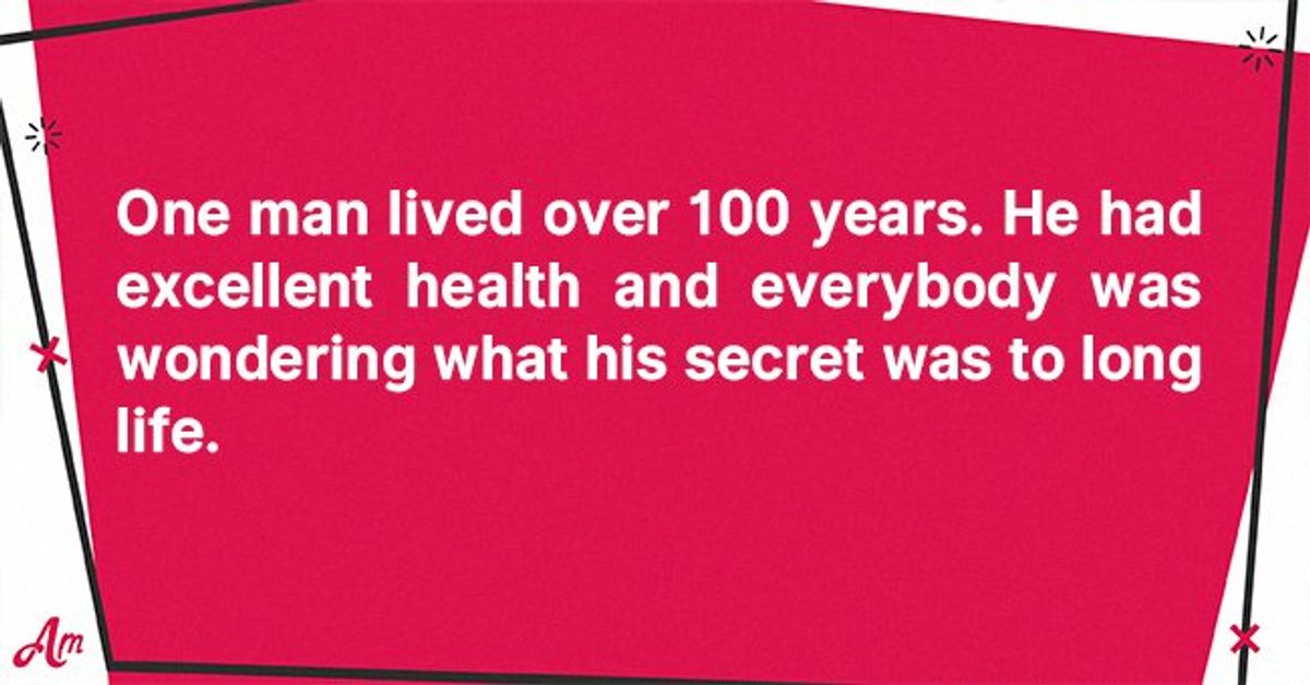 Daily Joke: 100-Year-Old Man Shares the Secret to His Long Life