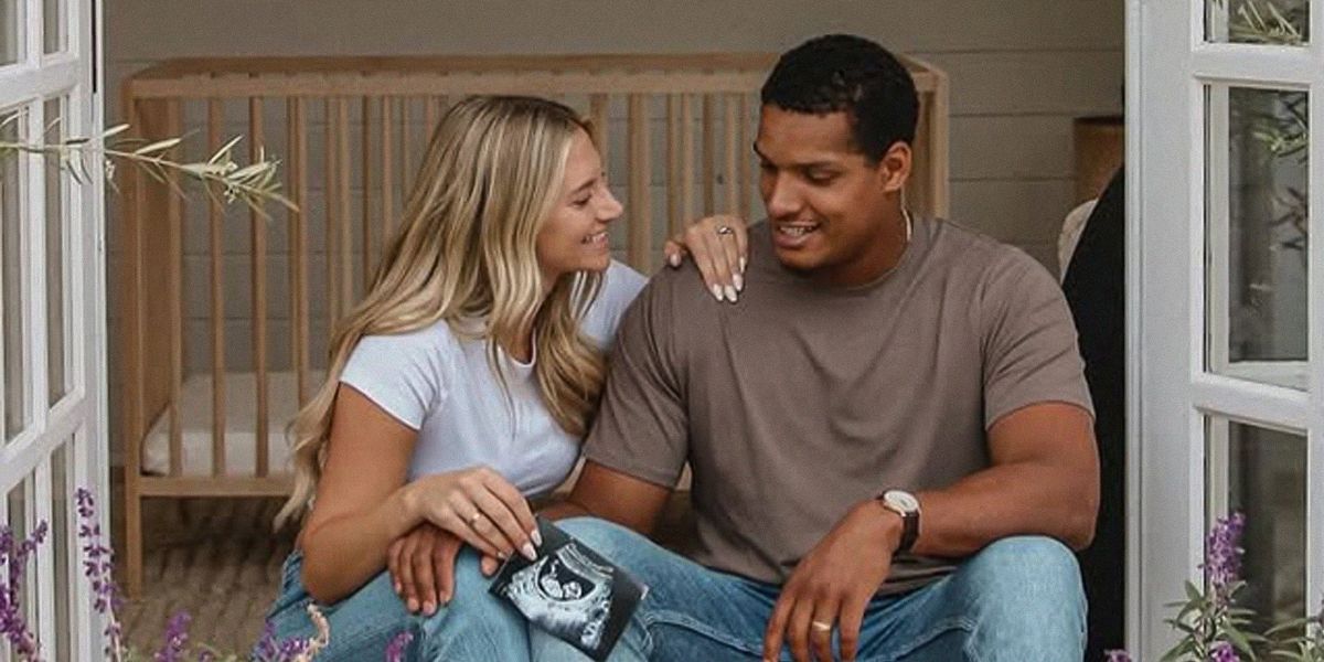 Allison Kuch and Isaac Rochell Reveal Their Daughter's Face on Her 1st ...