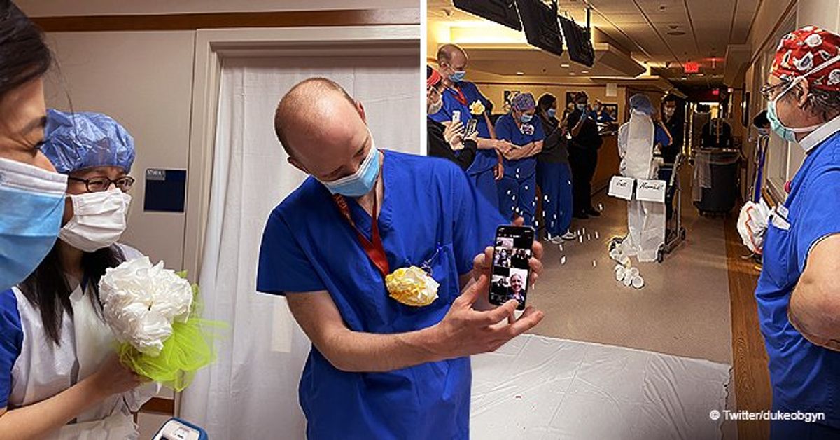 Doctors Get Married at Hospital Amid COVID-19 Outbreak
