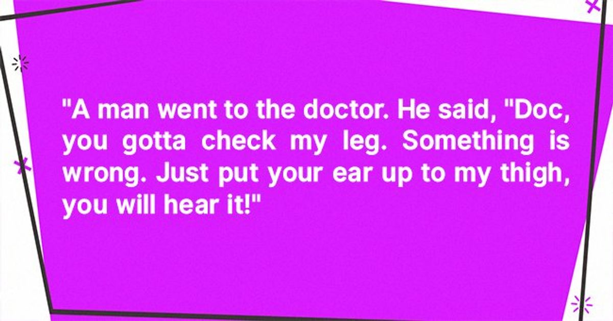 Daily Joke: A Man with a Talking Leg Went to the Doctor