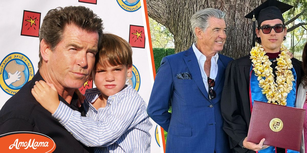 Pierce Brosnan Proudly Looks at Son in Pic - He's Devoted to His Boy ...