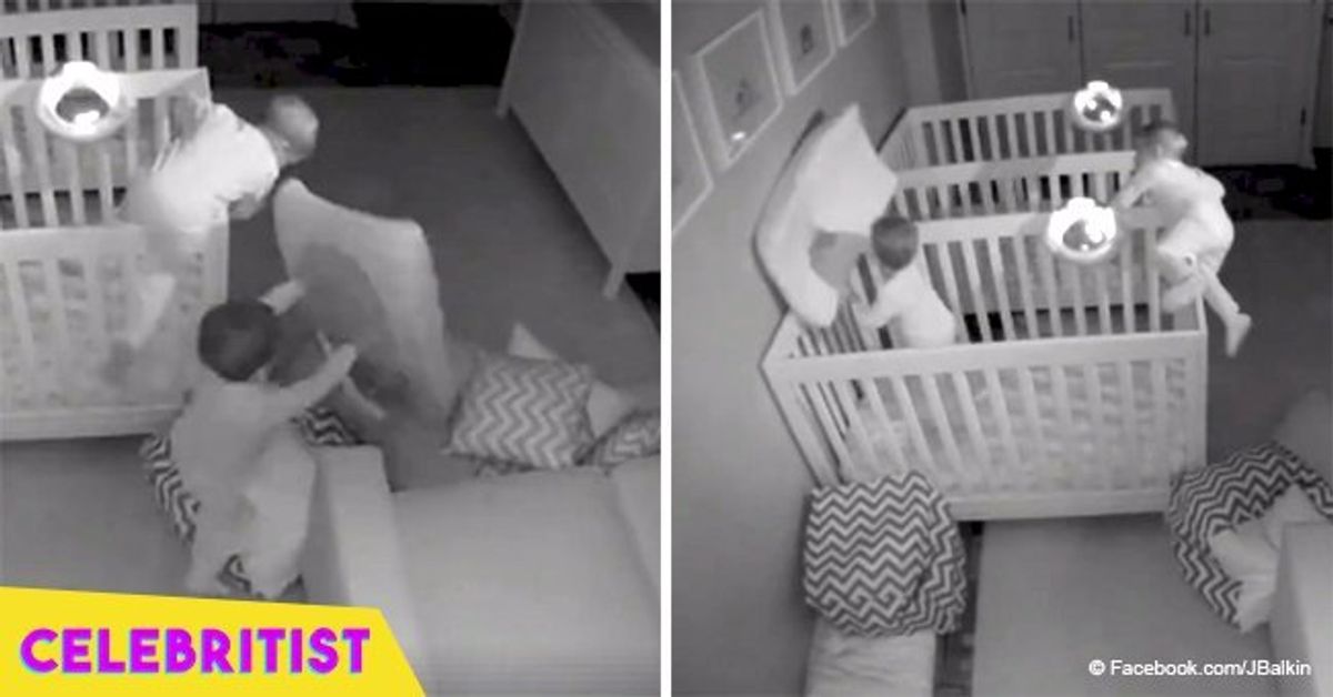 Twin toddlers escape from cribs to have overnight party in viral ...