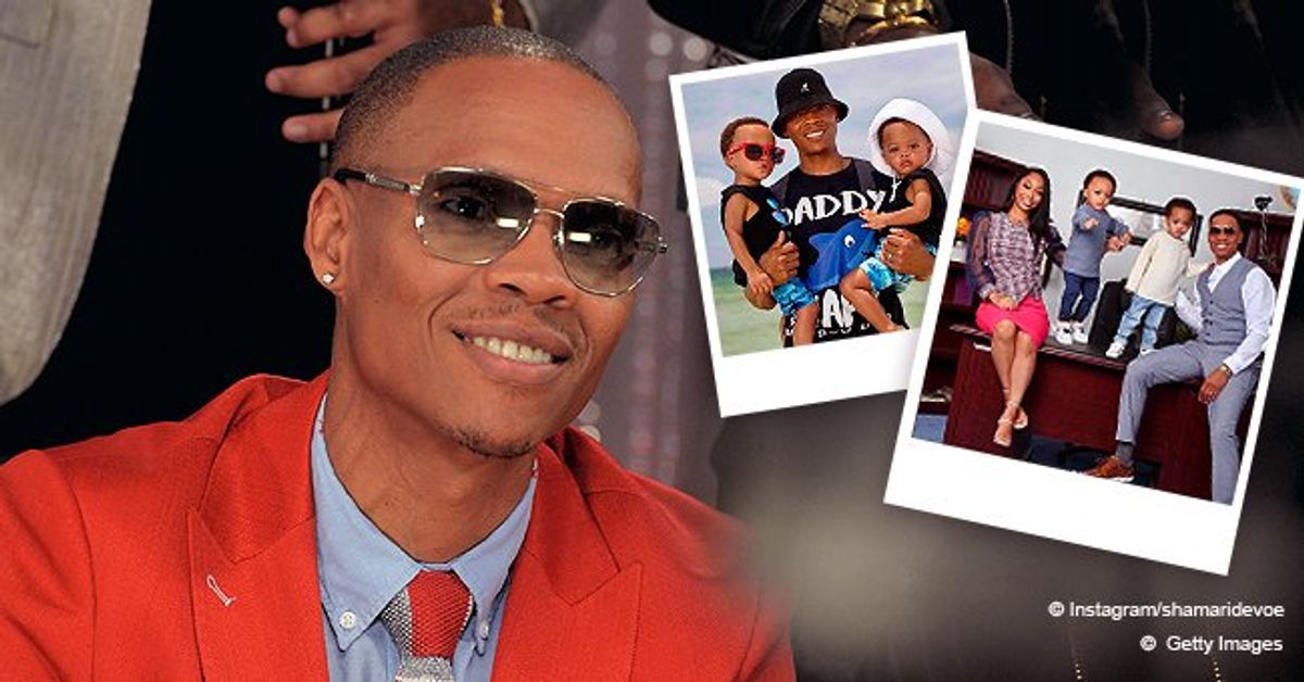 Ronnie Devoe Glows with Happiness with Twin Sons & Wife in New Family ...