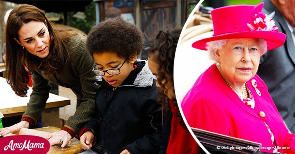 'Does the Queen like pizza?': little girl melted Kate Middleton's heart ...