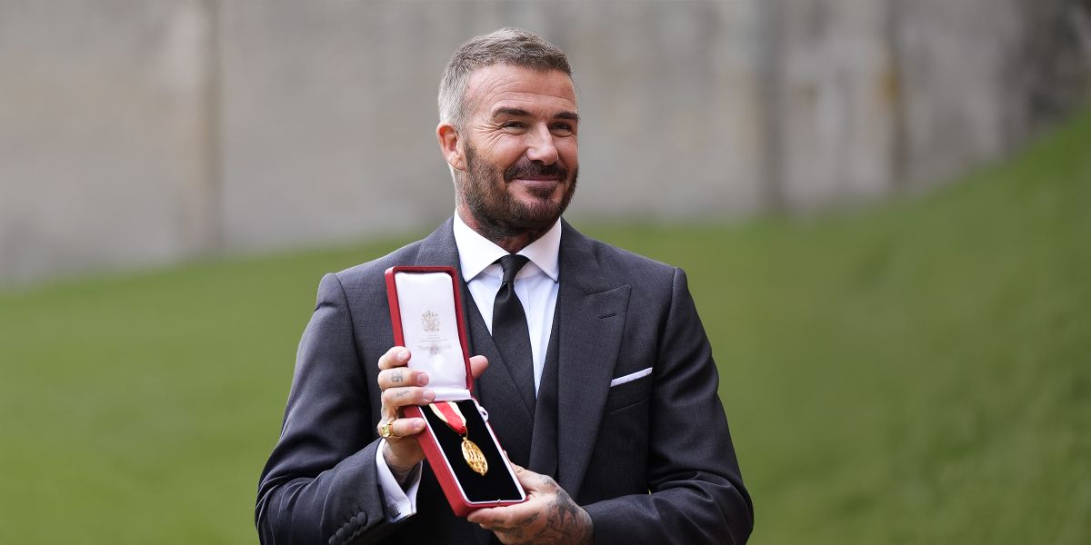 David Beckham Knighted by King Charles for His Services to Sport and ...
