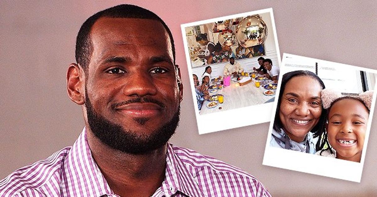 LeBron James Enjoys Mother's Day Brunch with His Wife, Mom & Kids in Photos